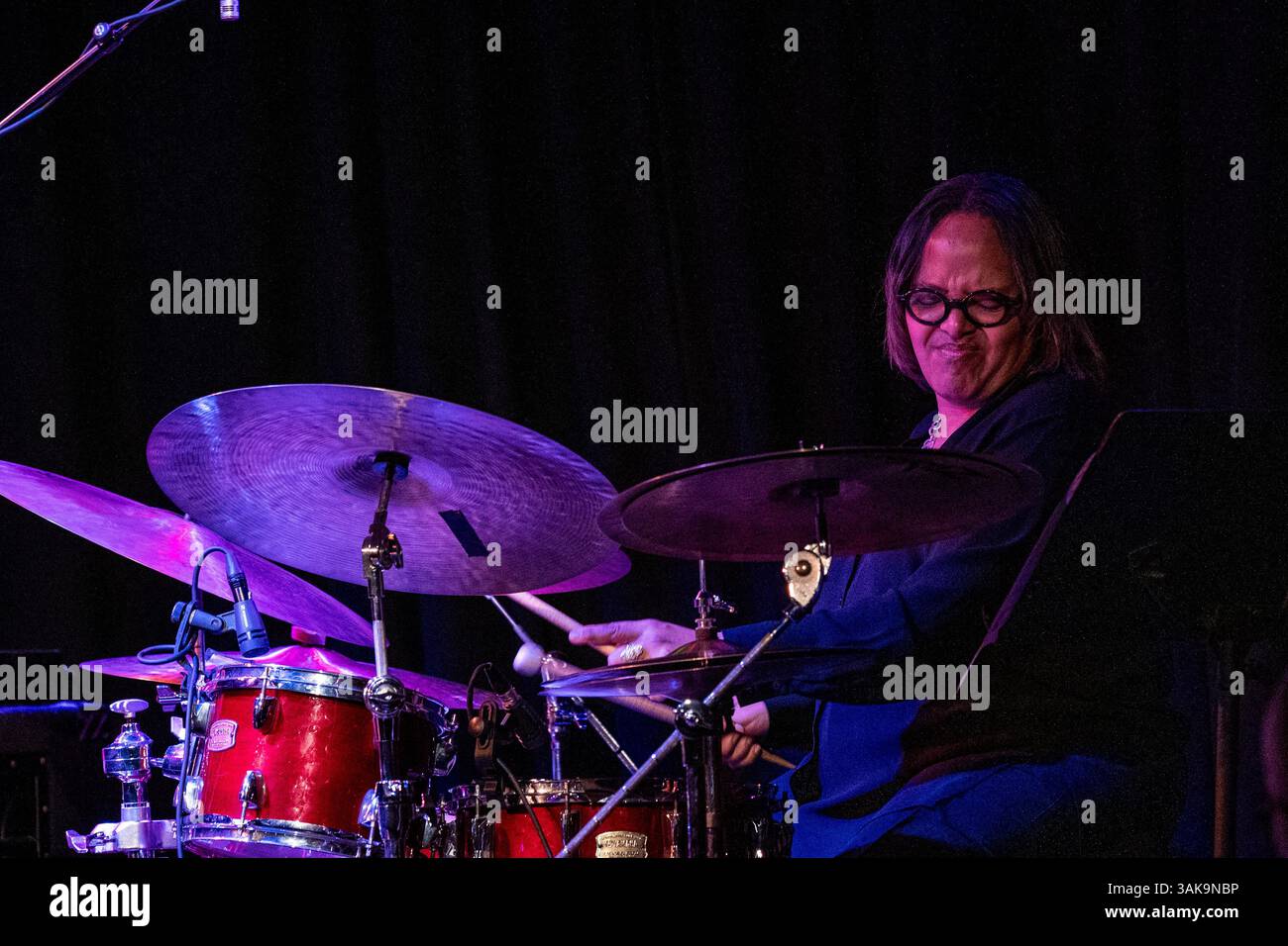 New York, USA. 11th Apr, 2025. Premier jazz drummer Terry Lyne ...