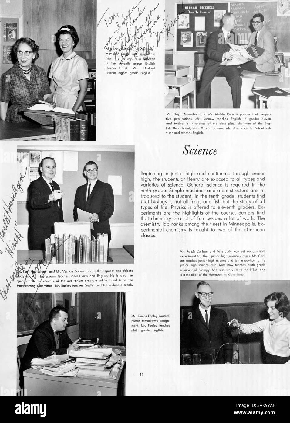 The 1964 yearbook for Patrick Henry High School documents the students ...