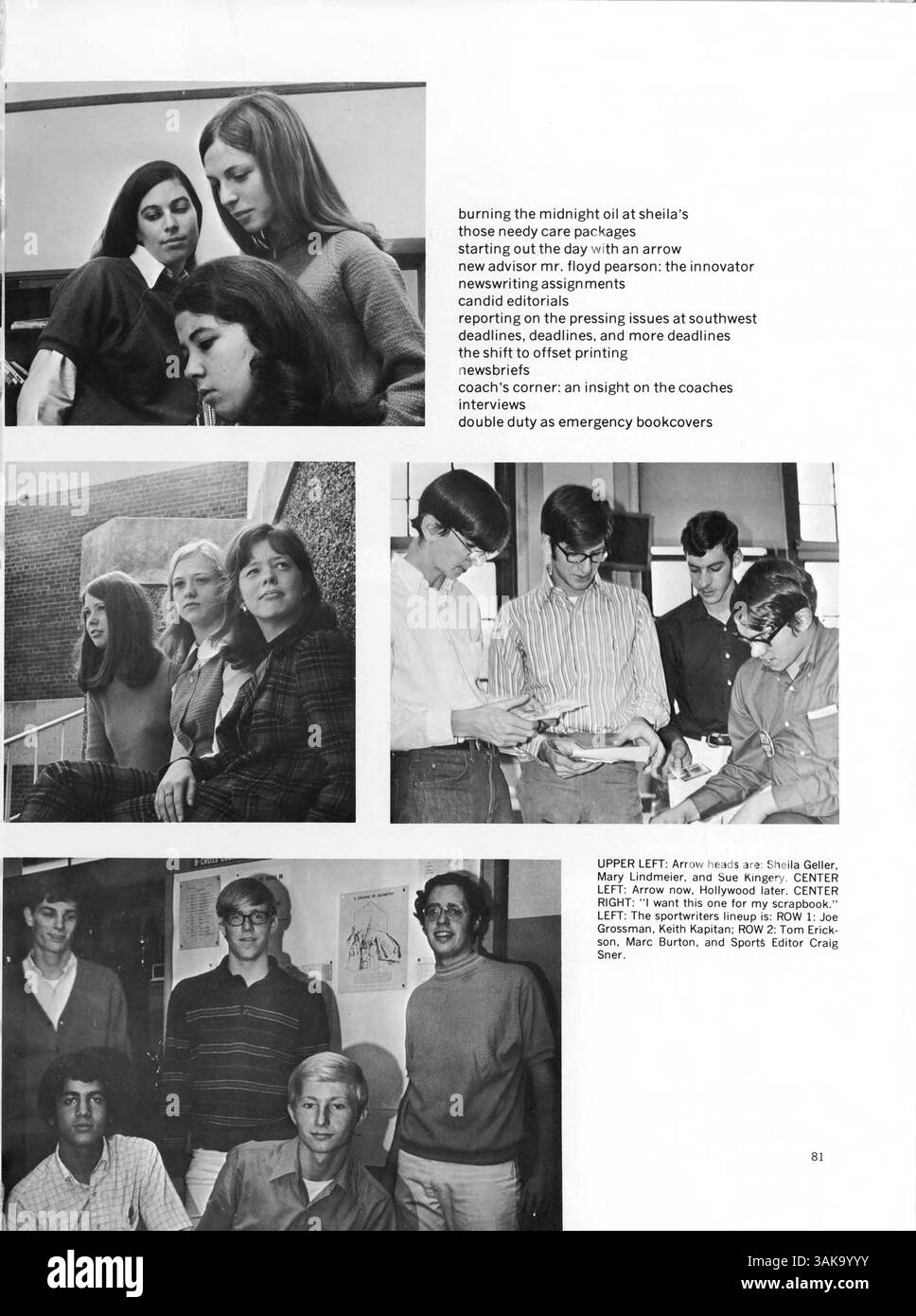 This 1971 yearbook highlights Southwest High School's academic year ...