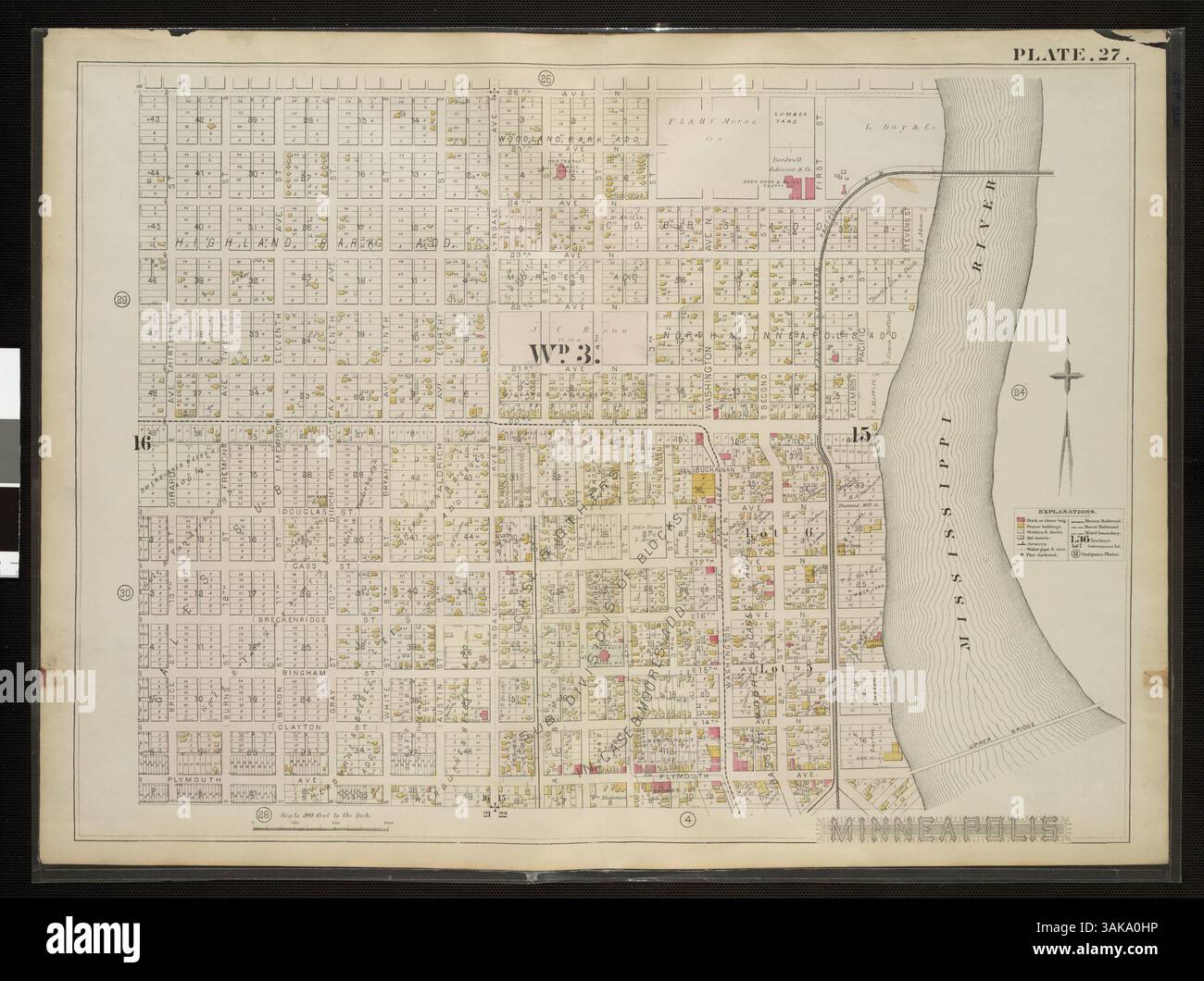 This map provides a comprehensive view of Minneapolis with surveys and ...
