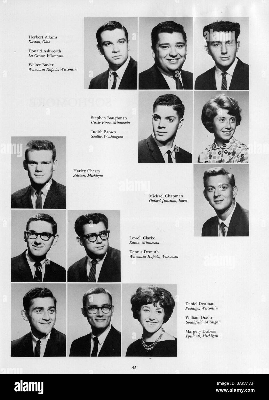 The 1965 yearbook of North Central Bible College reflects the academic ...