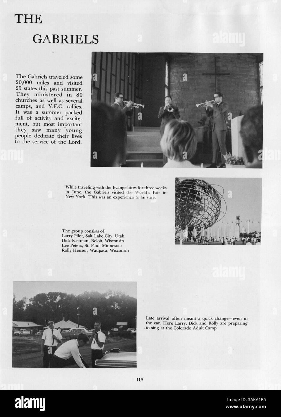 The 1965 yearbook from North Central Bible College documents students ...
