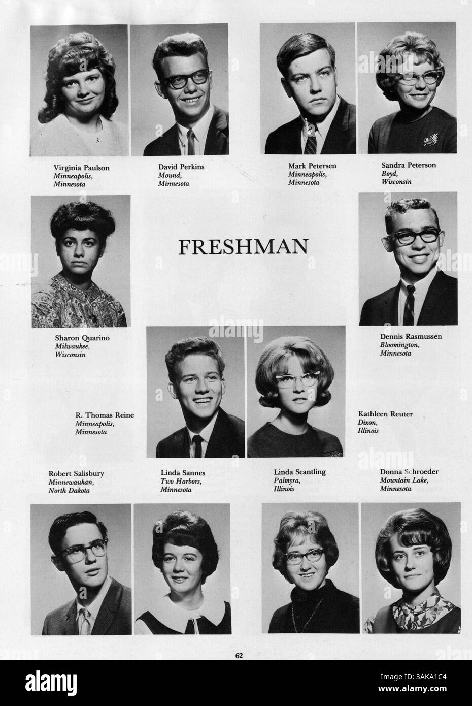 The 1965 yearbook from North Central Bible College documents the ...