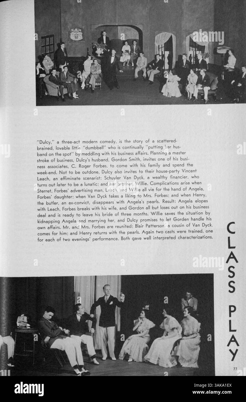 The 1934 'Wahian' yearbook from Washburn High School highlights student ...