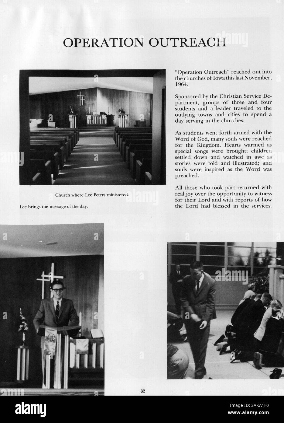 The 1965 Cardinal yearbook from North Central Bible College captures ...