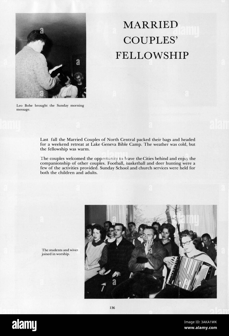 The 1965 yearbook from North Central Bible College offers a ...