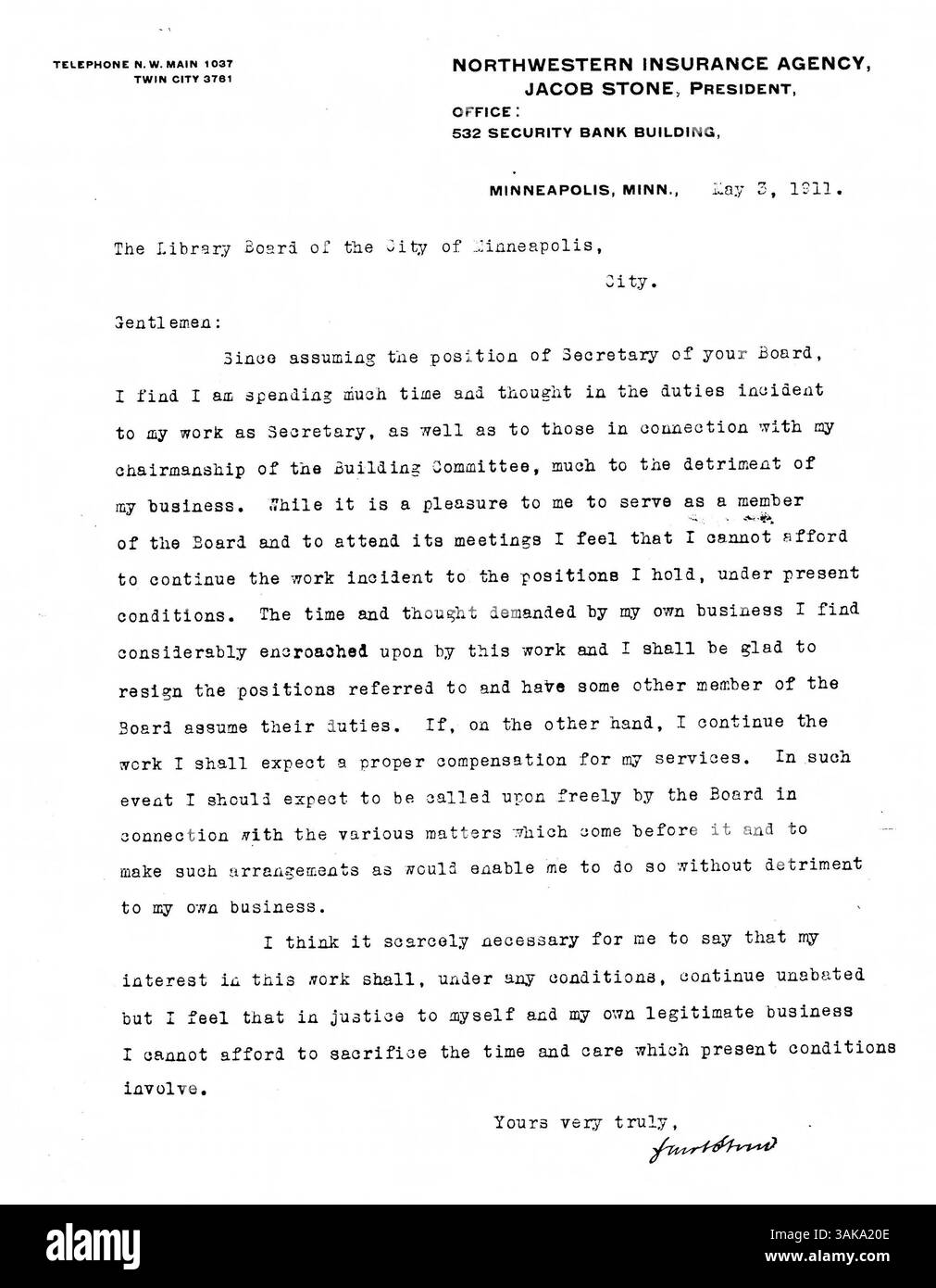 The 1911 meeting minutes of the Minneapolis Public Library Board of ...