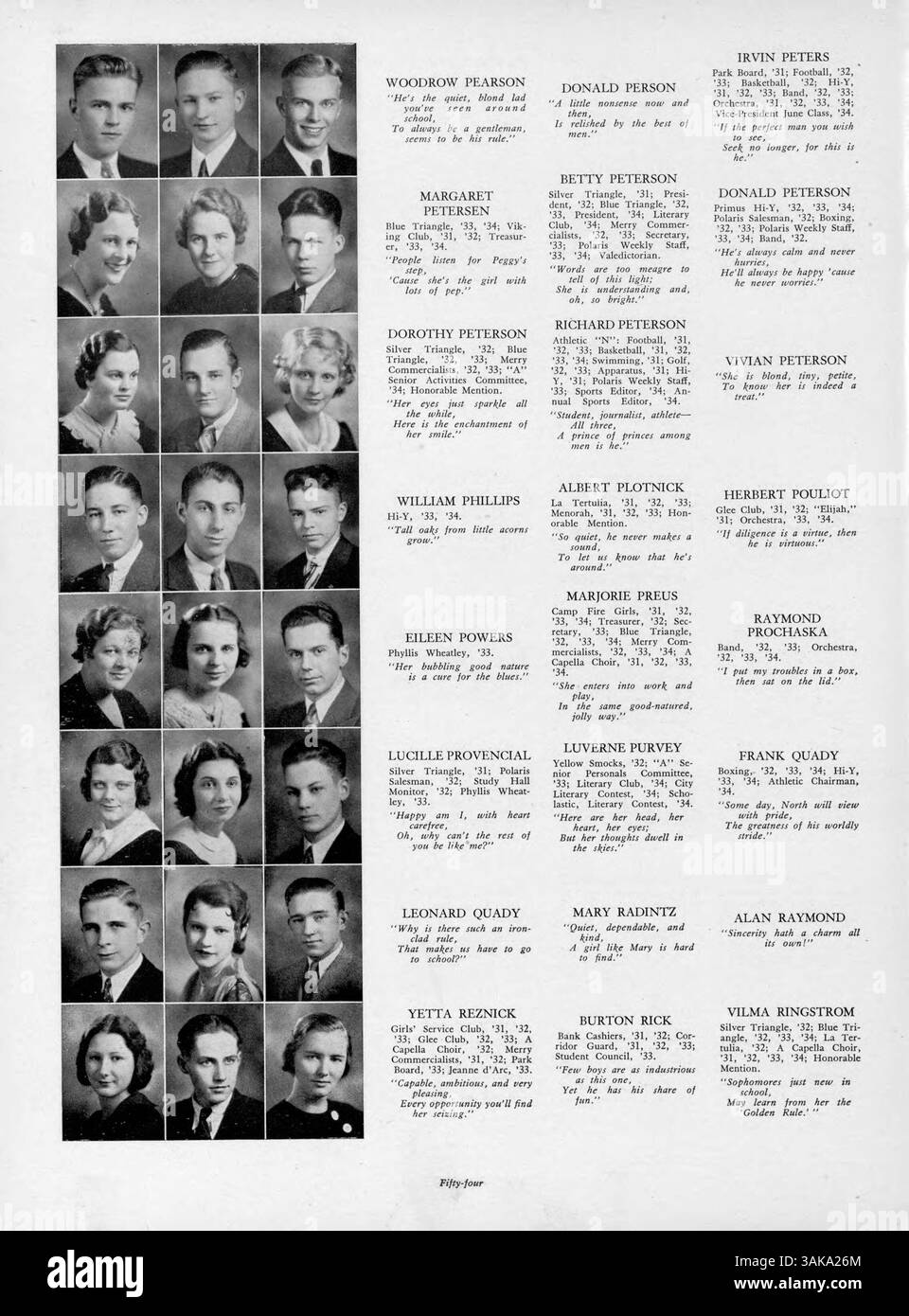 North High School’s 1934 yearbook, Polaris, captures the highlights of ...
