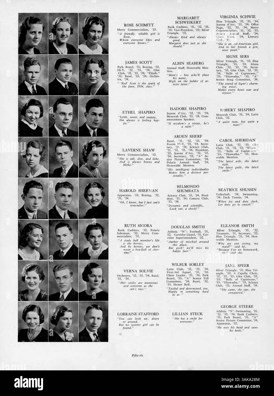 The 1934 Polaris yearbook from North High School records student life ...