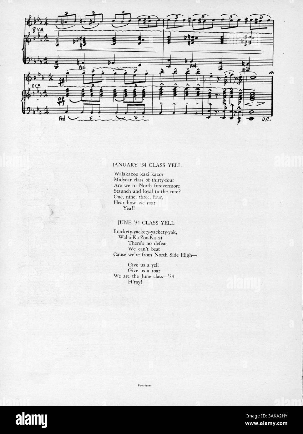 The 1934 North High yearbook documents the students, faculty, athletics ...