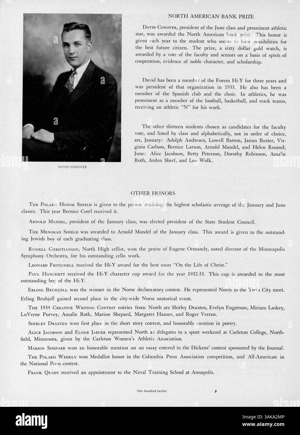 The 'Polaris' yearbook of 1934 documents North High School’s academic ...