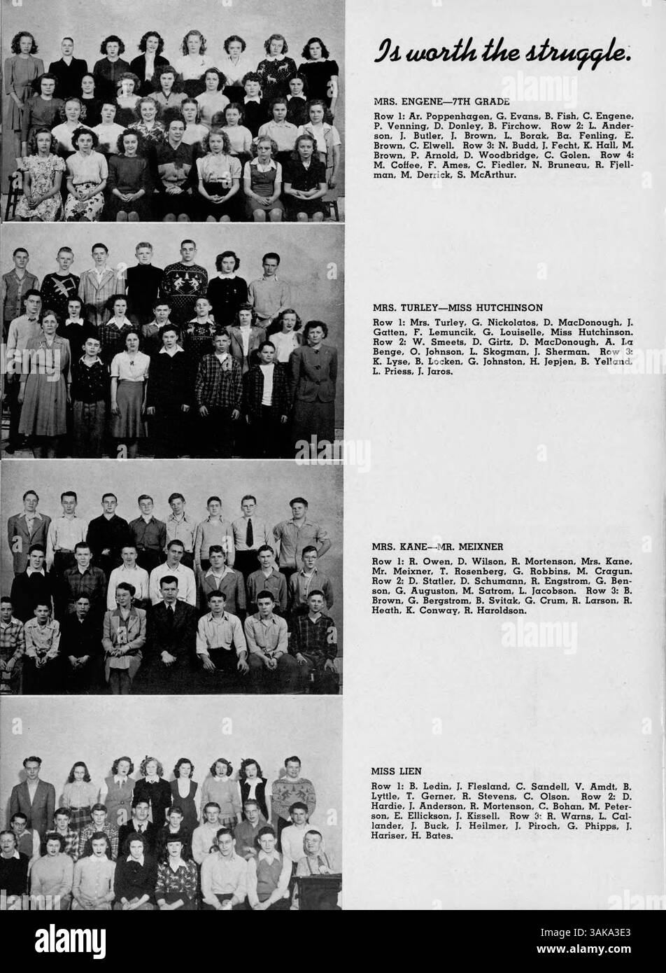 The 1946 Cardinal Yearbook documents Marshall High School’s student ...