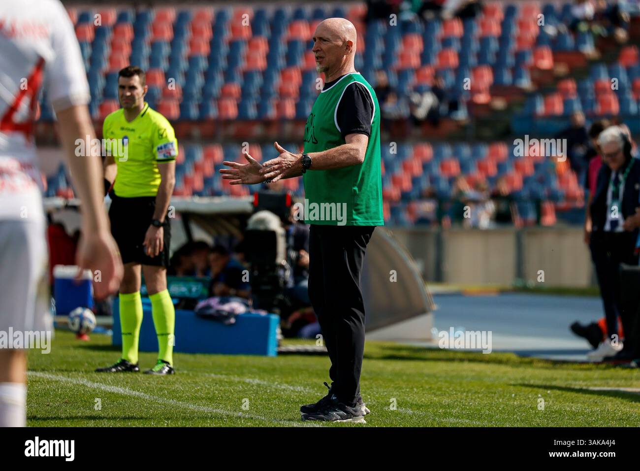 Cosenza, Italy. 12th Apr, 2025. San Vito-Marulla Stadium: Mister Maran ...