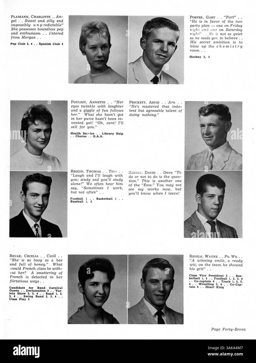 The 1960 Wayzata High School yearbook, titled Wayako 60, captures the ...