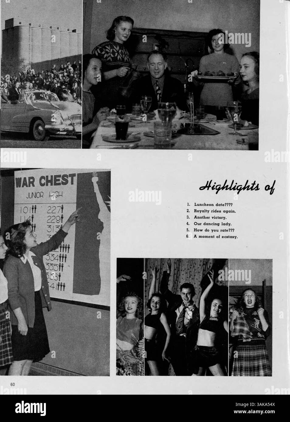 The 1946 Cardinal Yearbook from Marshall High School highlights the ...