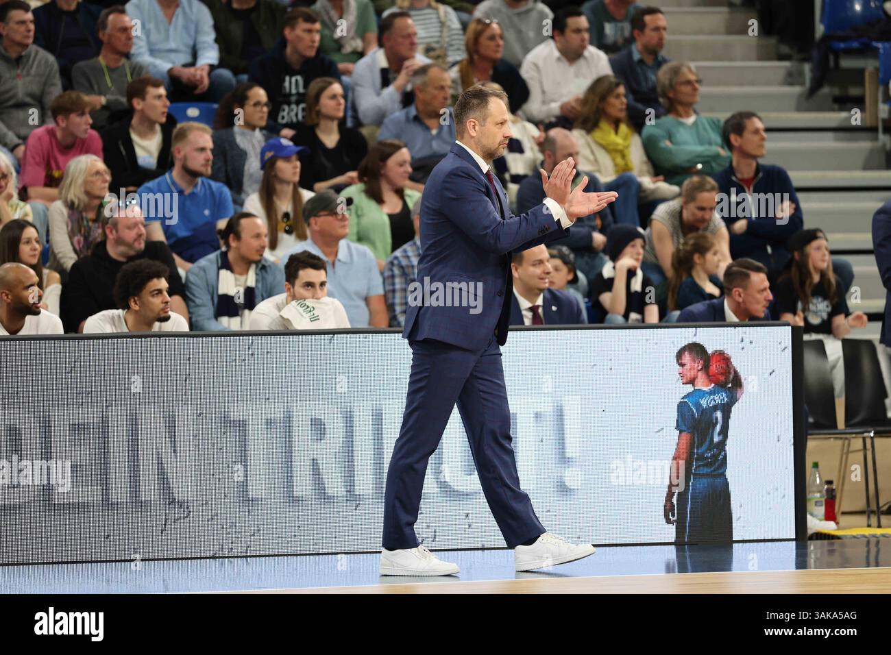 Heidelberg, Deutschland 11. April 2025: 1.BBL - 2024/2025 - MLP ...