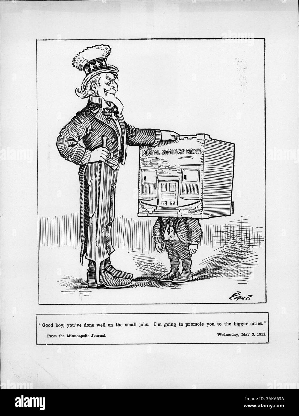 In 1911, Postmaster General Frank H. Hitchcock announced the Postal ...