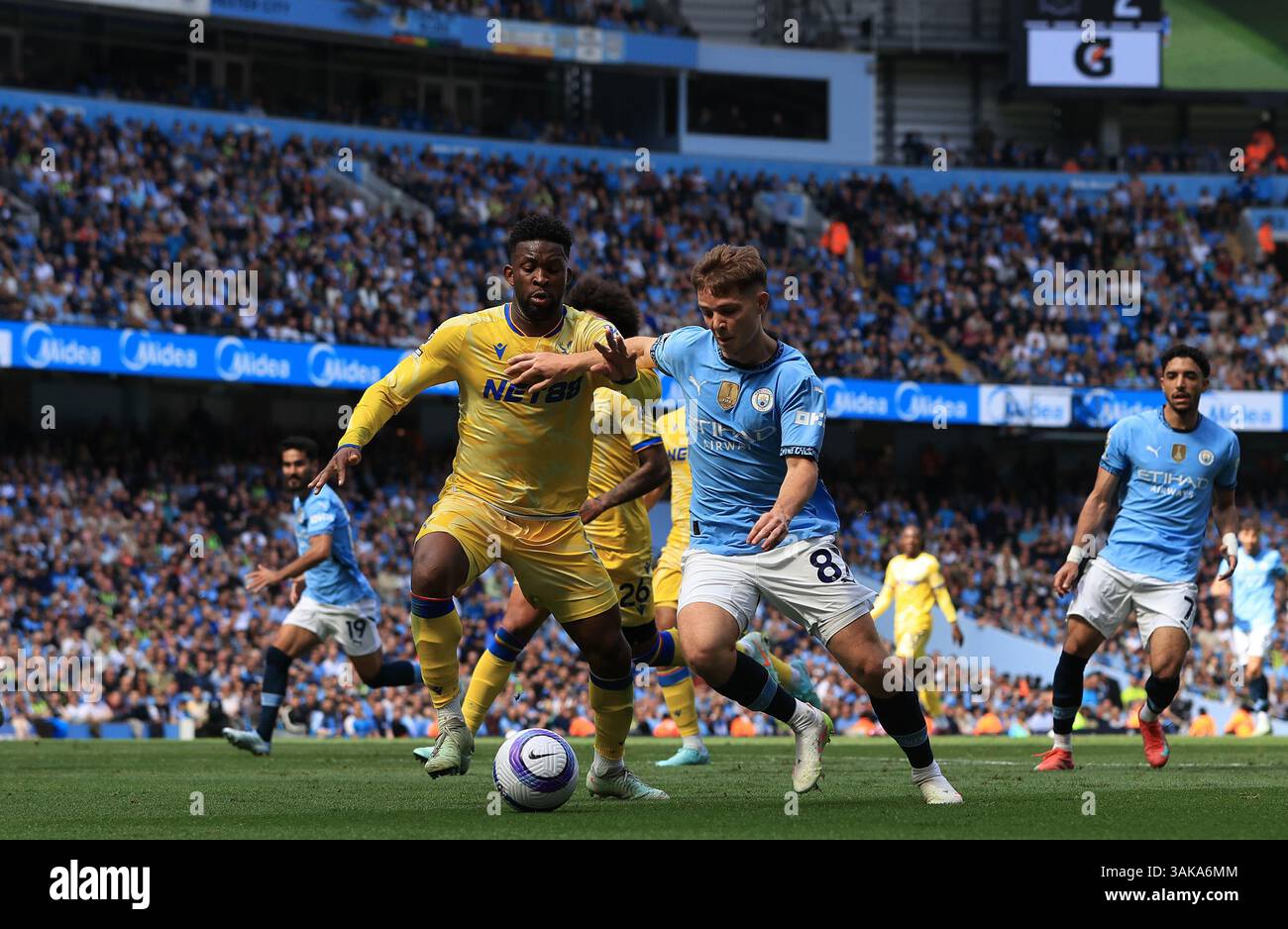 Etihad Stadium, Manchester, UK. 12th Apr, 2025. Premier League Football ...