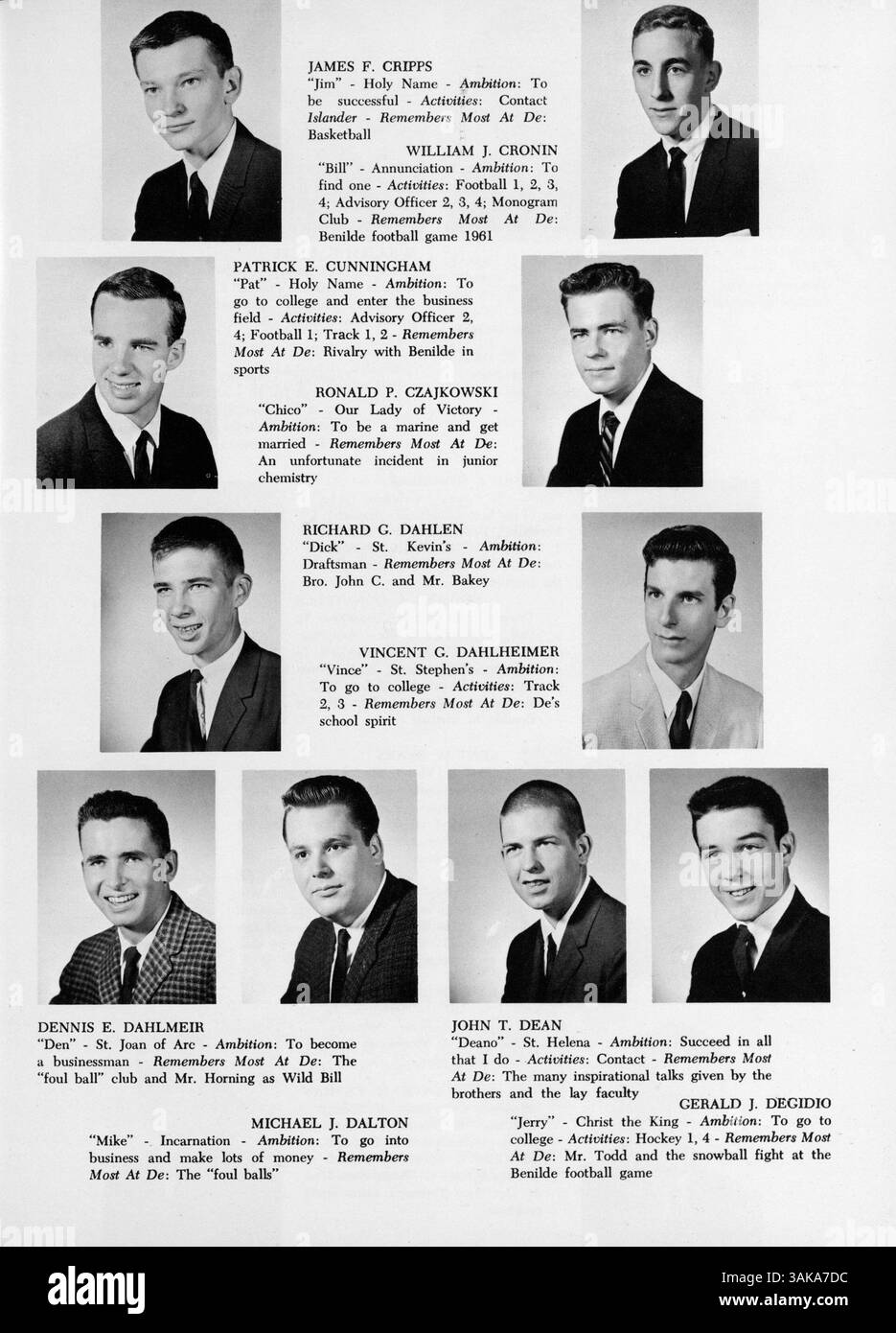 The 1962 De La Salle Yearbook provides a detailed overview of the 1961 ...