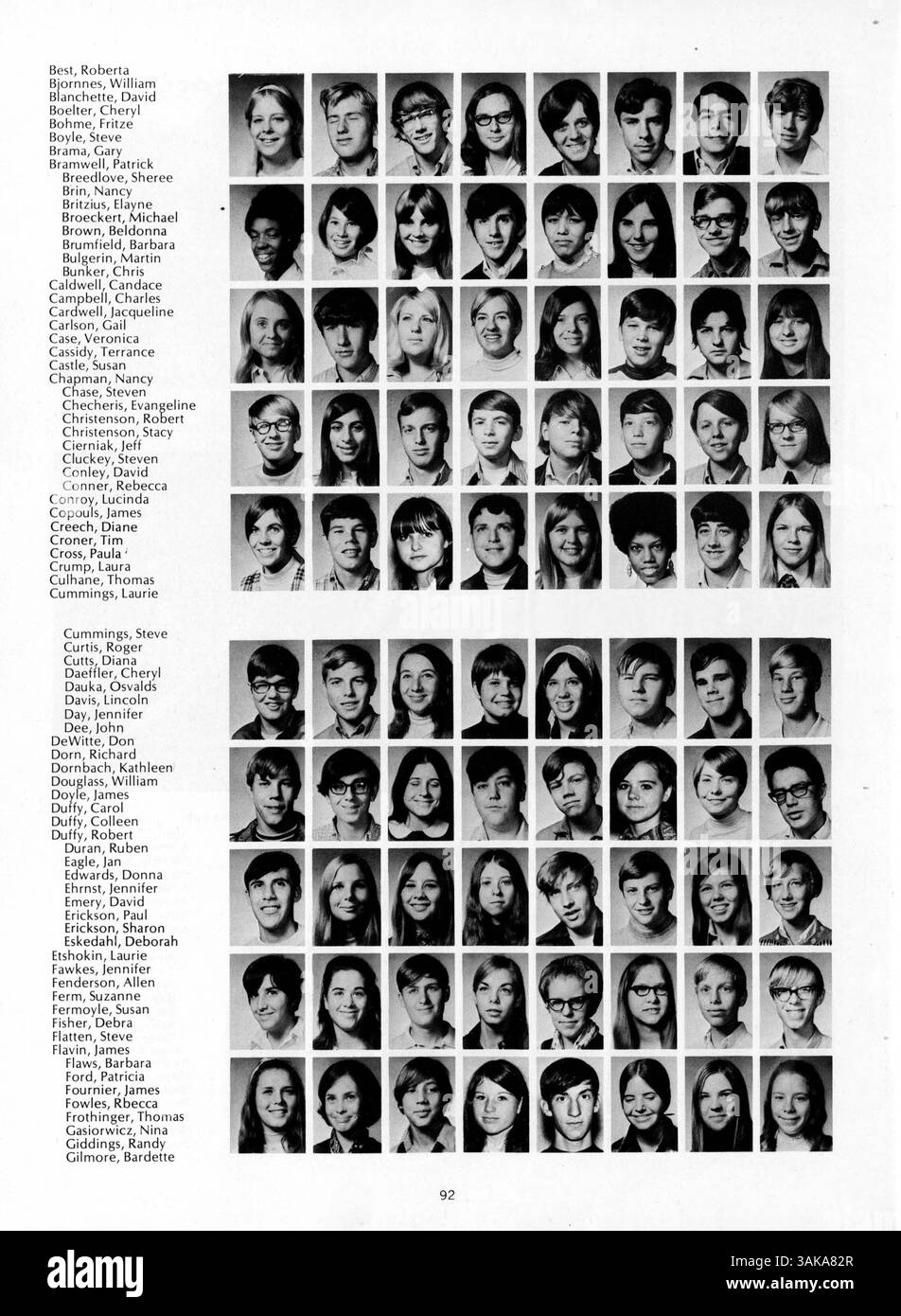 This yearbook from West High School in 1970 captures the essence of ...