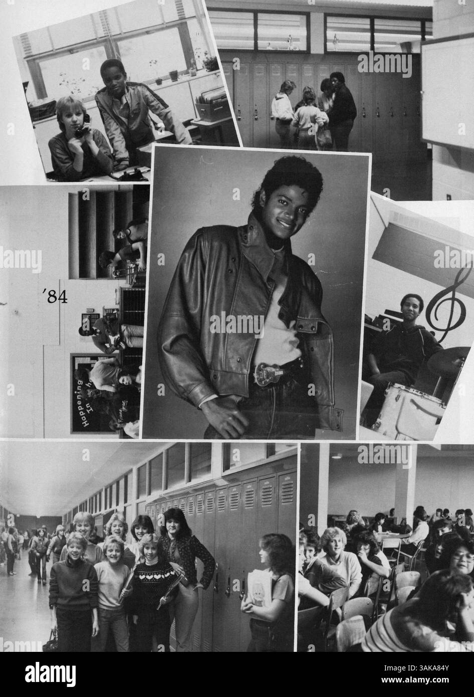 This yearbook from Northeast Jr. High School in 1984 offers a look at ...