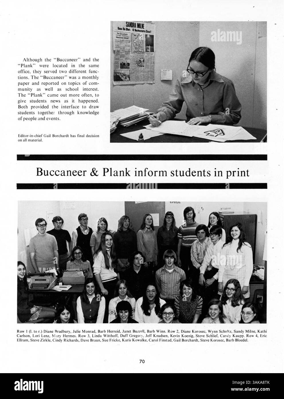 This 1972 Park Center High Yearbook presents the school's major events ...