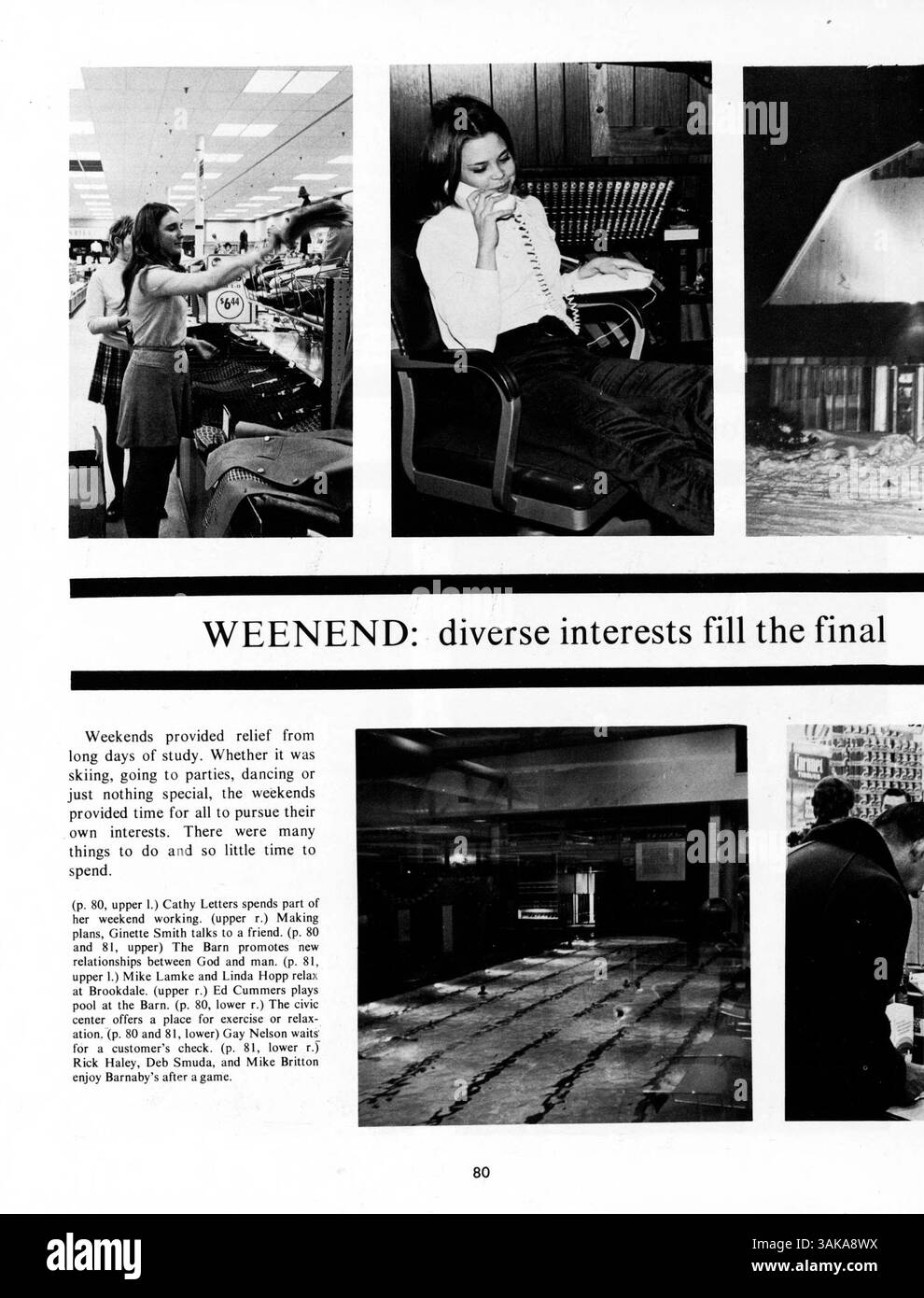 The 1972 'Pirate' Yearbook from Park Center High School features the ...