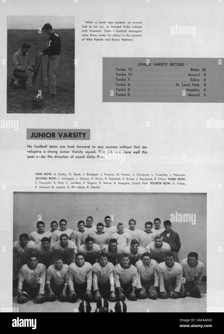 The 1955 Voyageur Yearbook from Minnetonka High captures the essence of ...