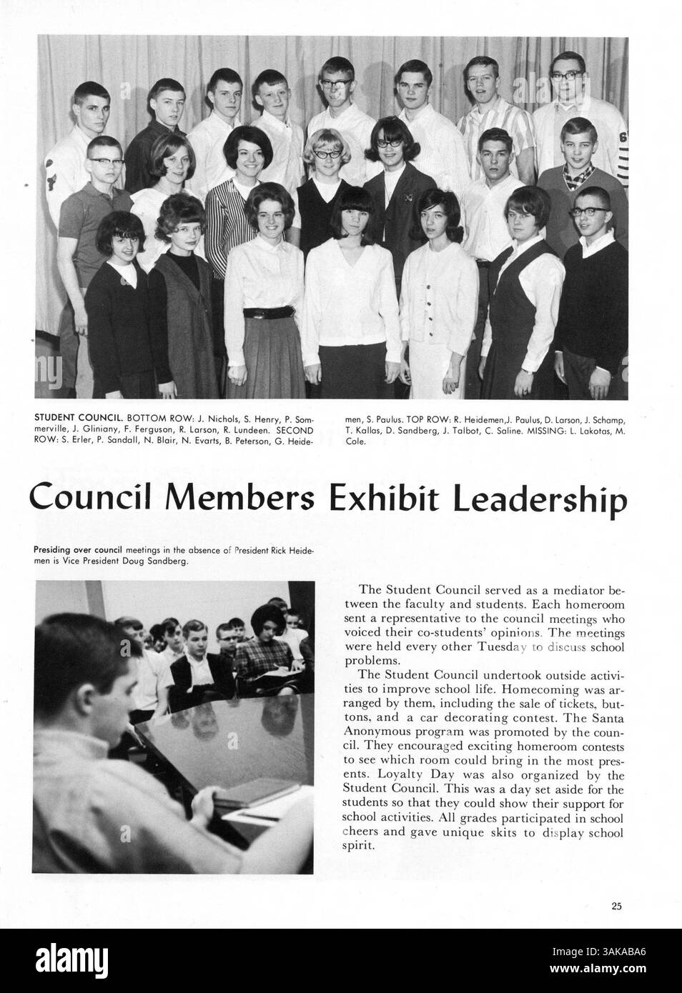 This high school yearbook for St. Anthony Village in 1965 documents ...