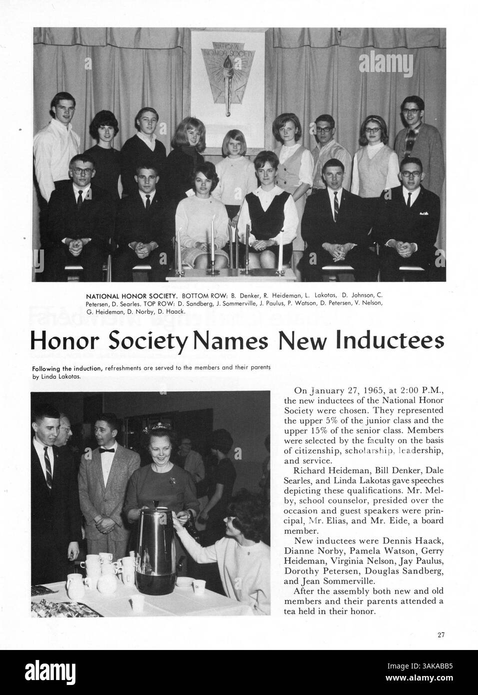 The St. Anthony Village High School 1965 yearbook highlights various ...