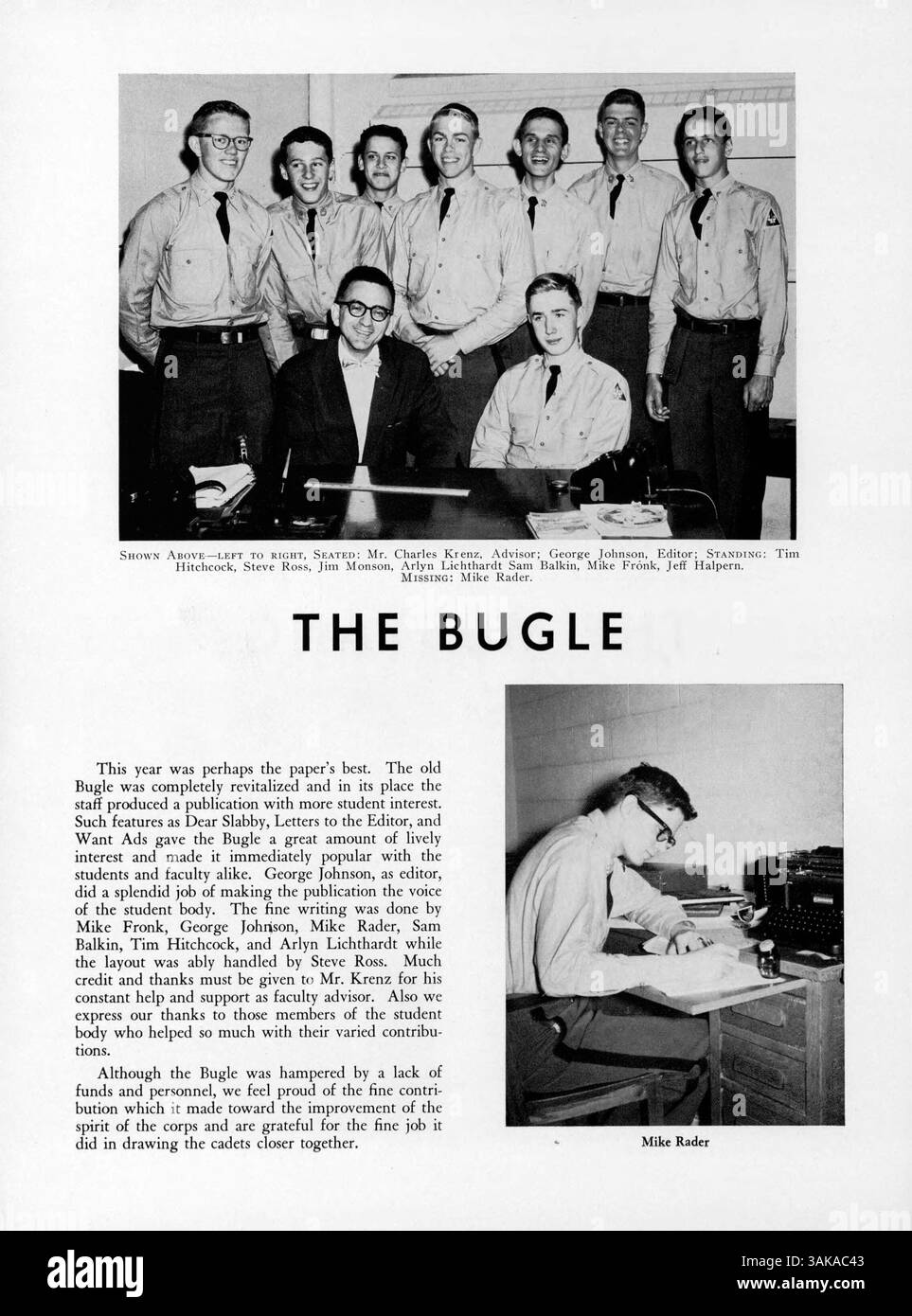 This Breck High School yearbook for 1958-1959 reflects the academic and ...