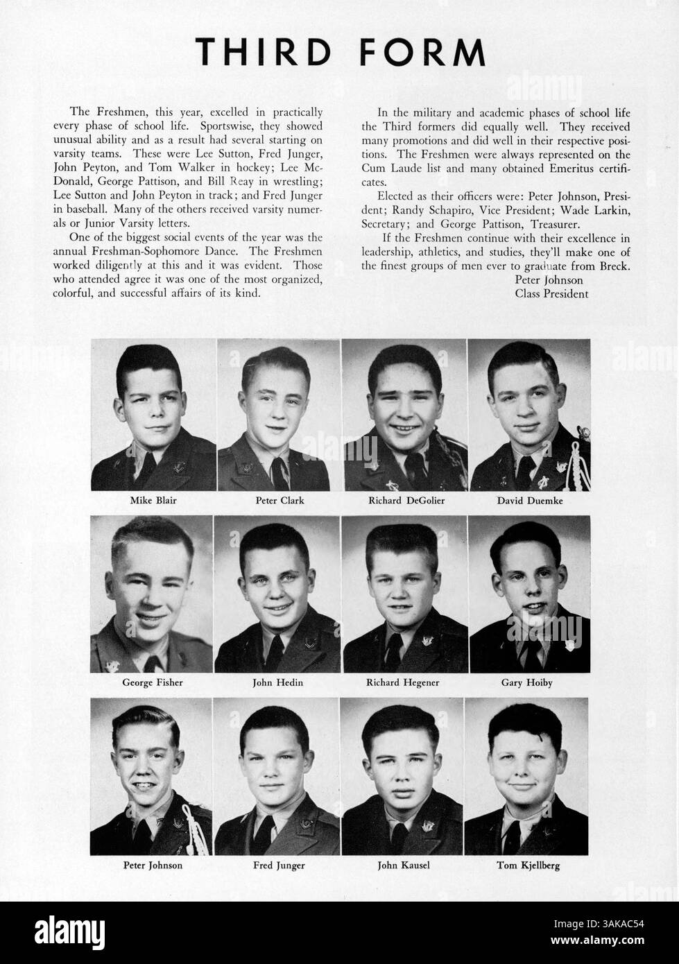 The 1959 'Mustang' Yearbook from Breck School captures the significant ...