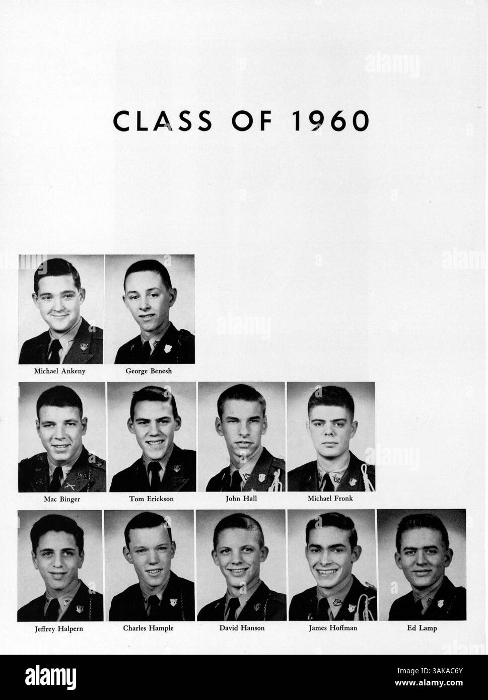 The 'Mustang 1959' yearbook from Breck High School captures portraits ...
