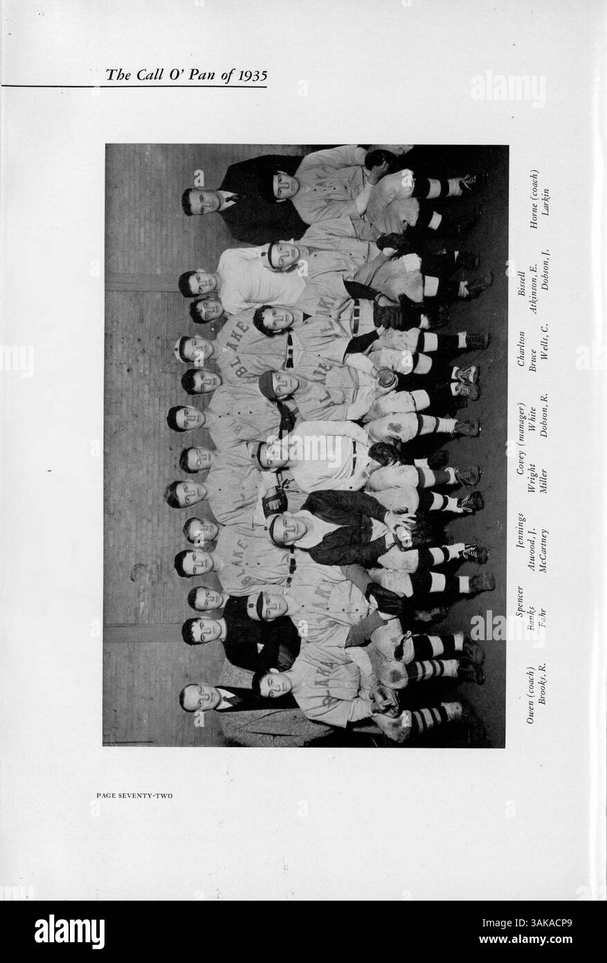 This edition of Blake School’s 1935 'Call-O'-Pan' yearbook features ...
