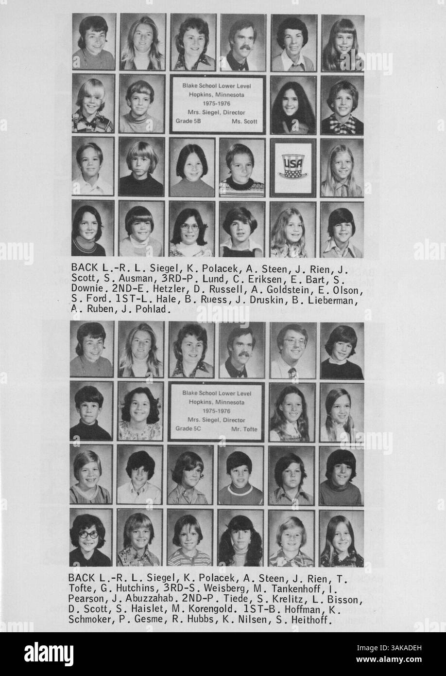 The Blake Middle School Yearbook from 1976 records the highlights of ...
