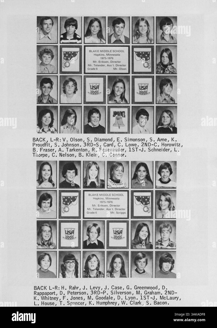 This 1976 'Images 76' yearbook from Blake Middle School features ...