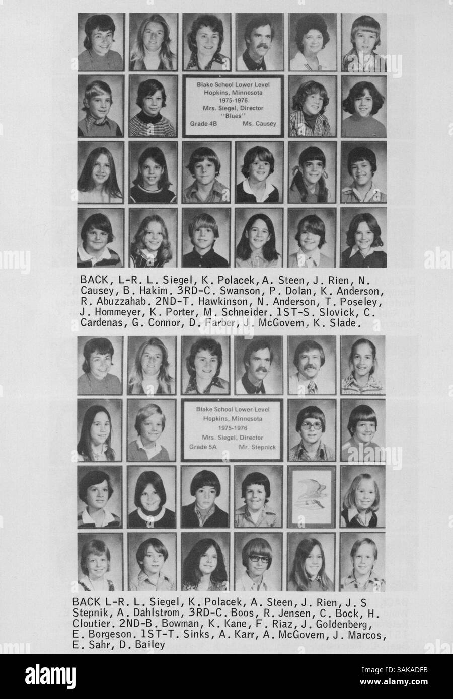 The 1976 Blake Middle School yearbook captures the year’s highlights ...