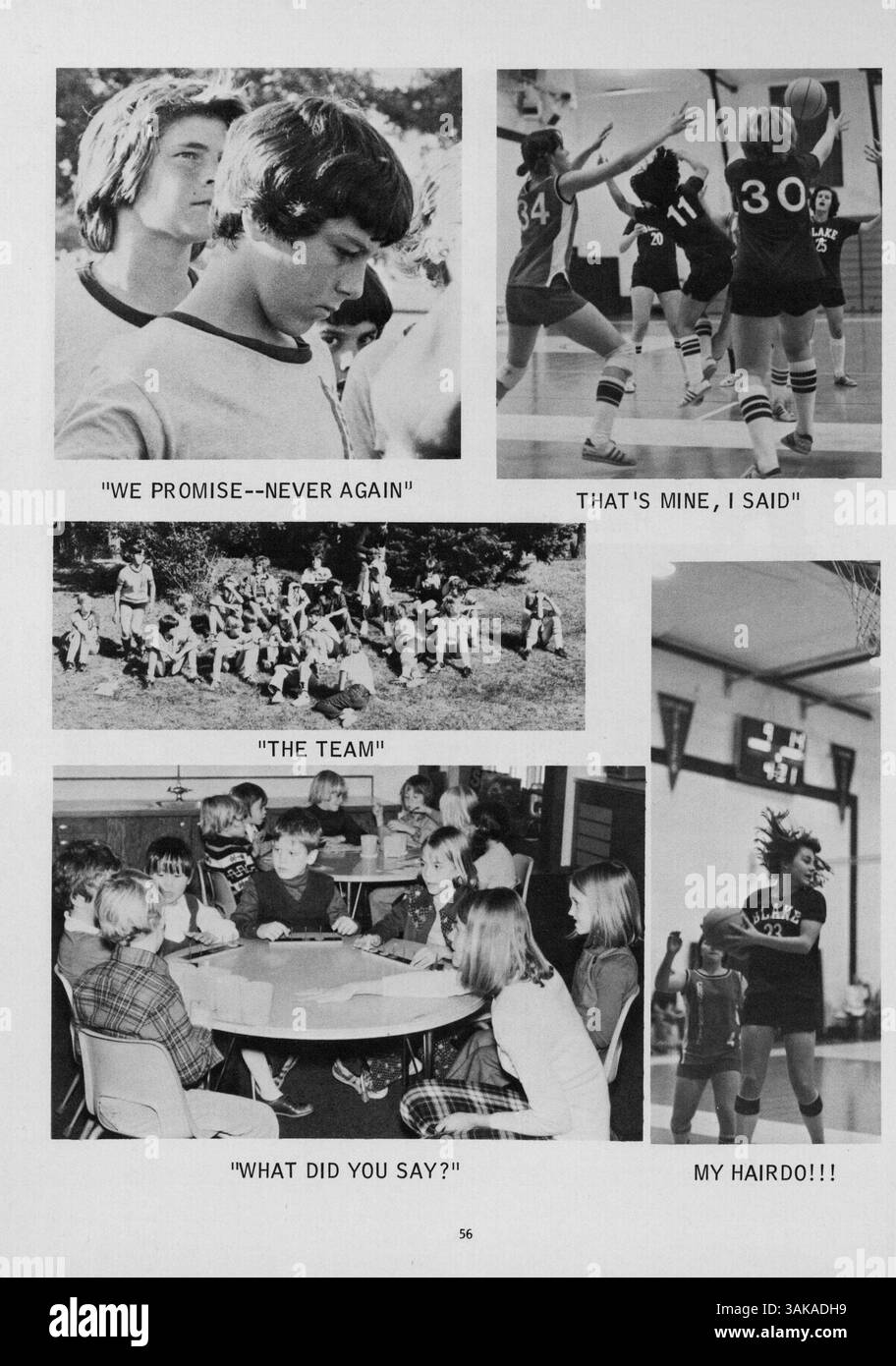 Blake Middle School's 1976 'Images 76' yearbook showcases the events ...