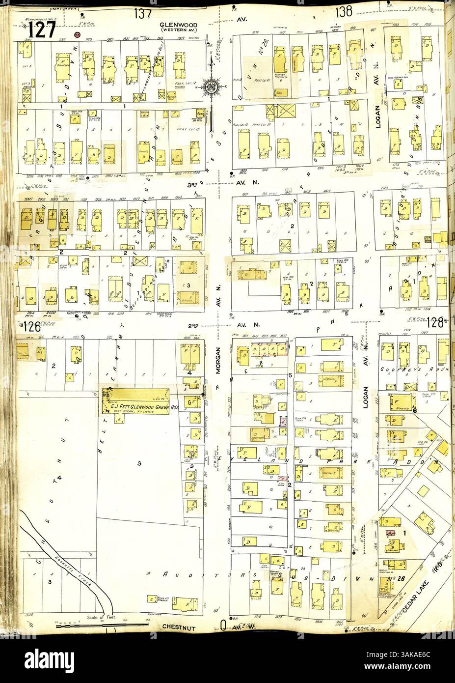 This volume of Sanborn fire insurance maps for Minneapolis documents ...