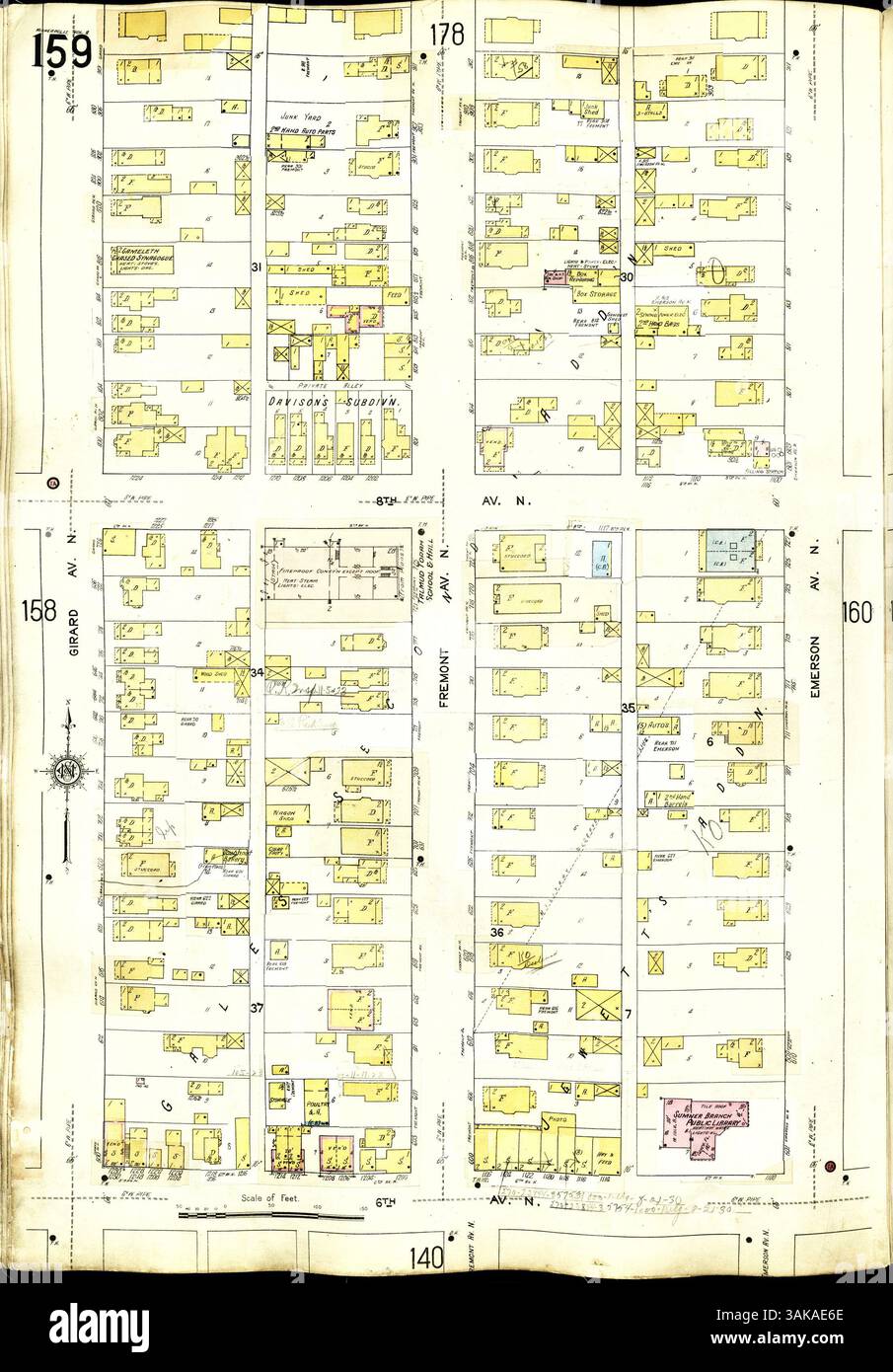 This volume of Sanborn fire insurance maps provides detailed views of ...