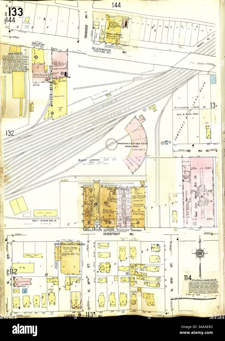 The Sanborn fire insurance maps of Minneapolis document the city's ...