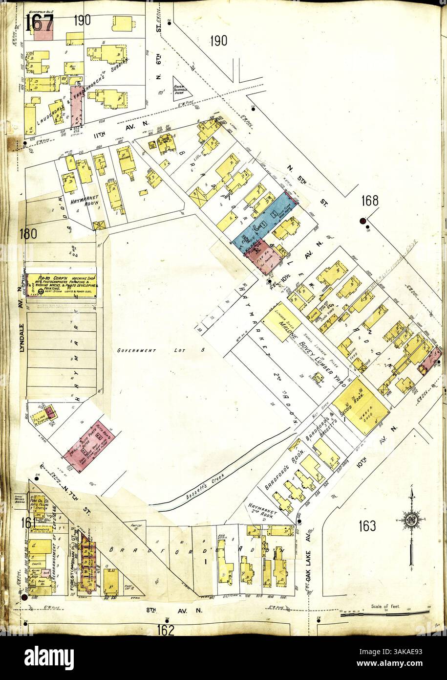 Sanborn fire insurance maps document the growth and development of ...