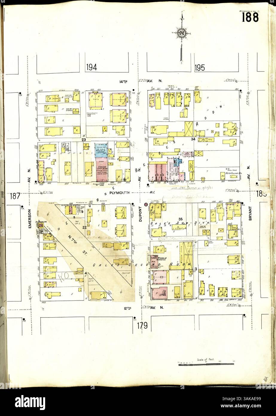 Sanborn Maps of Minneapolis, Volume 2 show the development of city ...