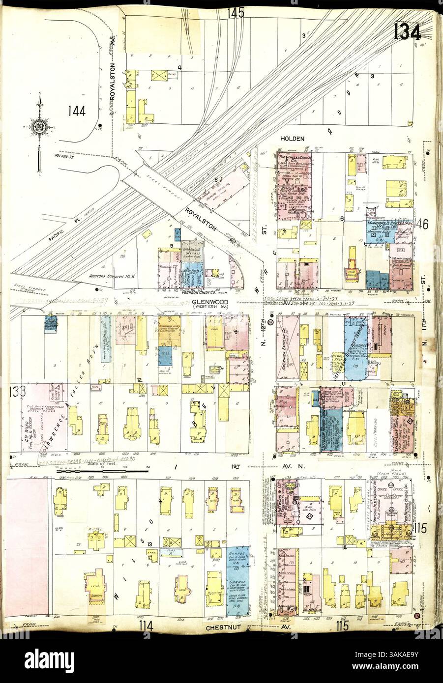 This collection of Sanborn fire insurance maps for Minneapolis ...