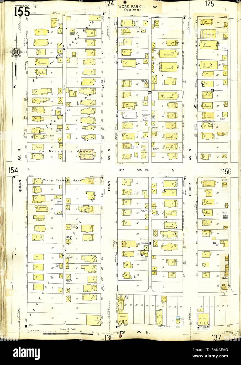 Sanborn maps from Volume 2 track the urban development of Minneapolis ...