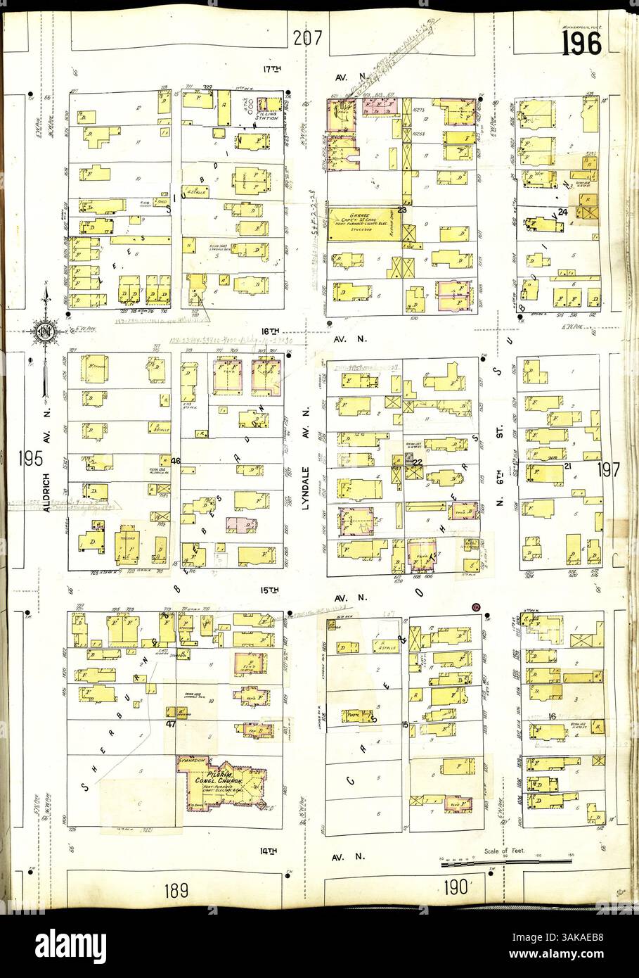 Sanborn Insurance Maps of Minneapolis, Volume 2 present detailed ...