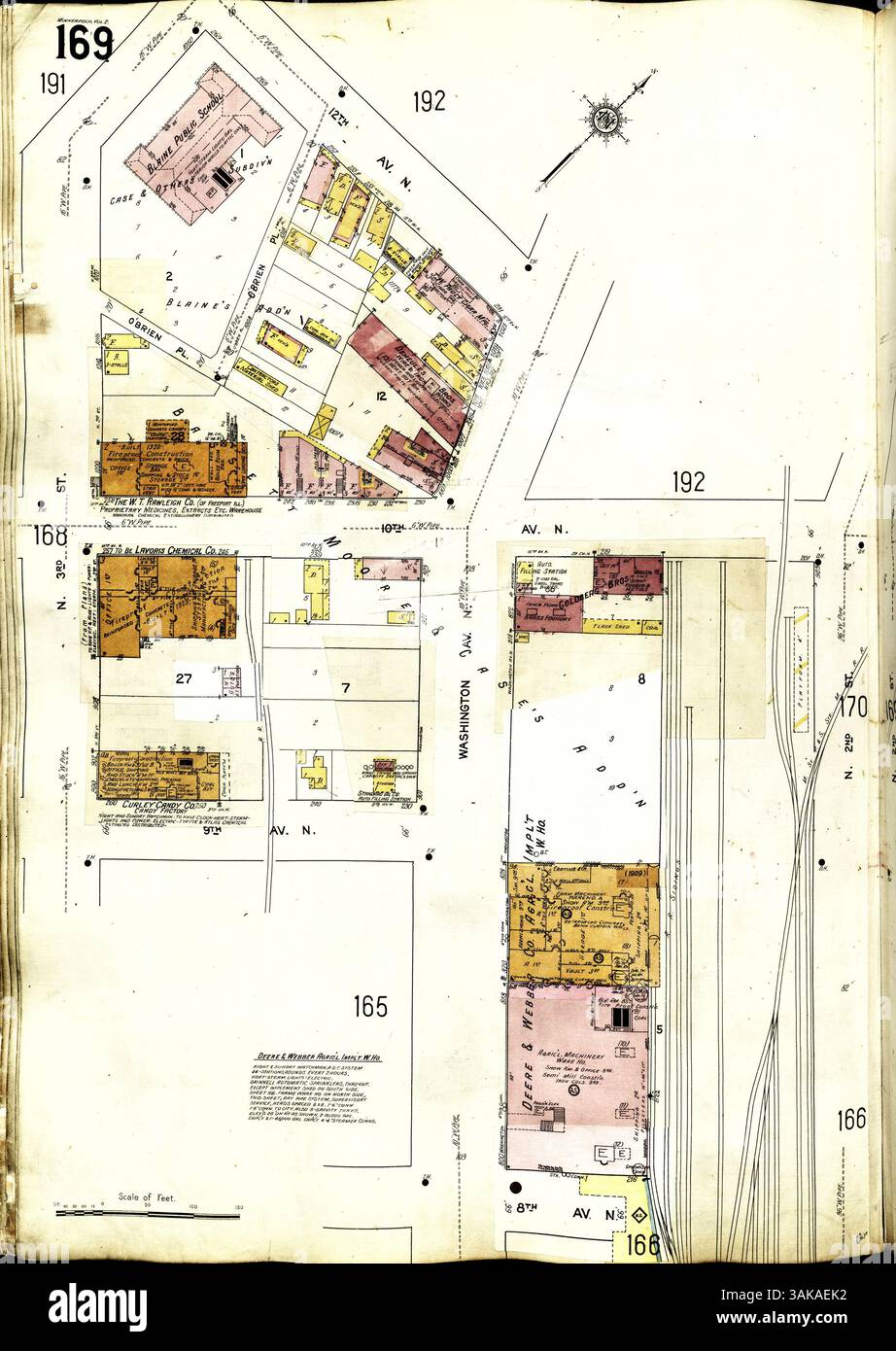 This volume of Sanborn maps illustrates the layout and growth of ...