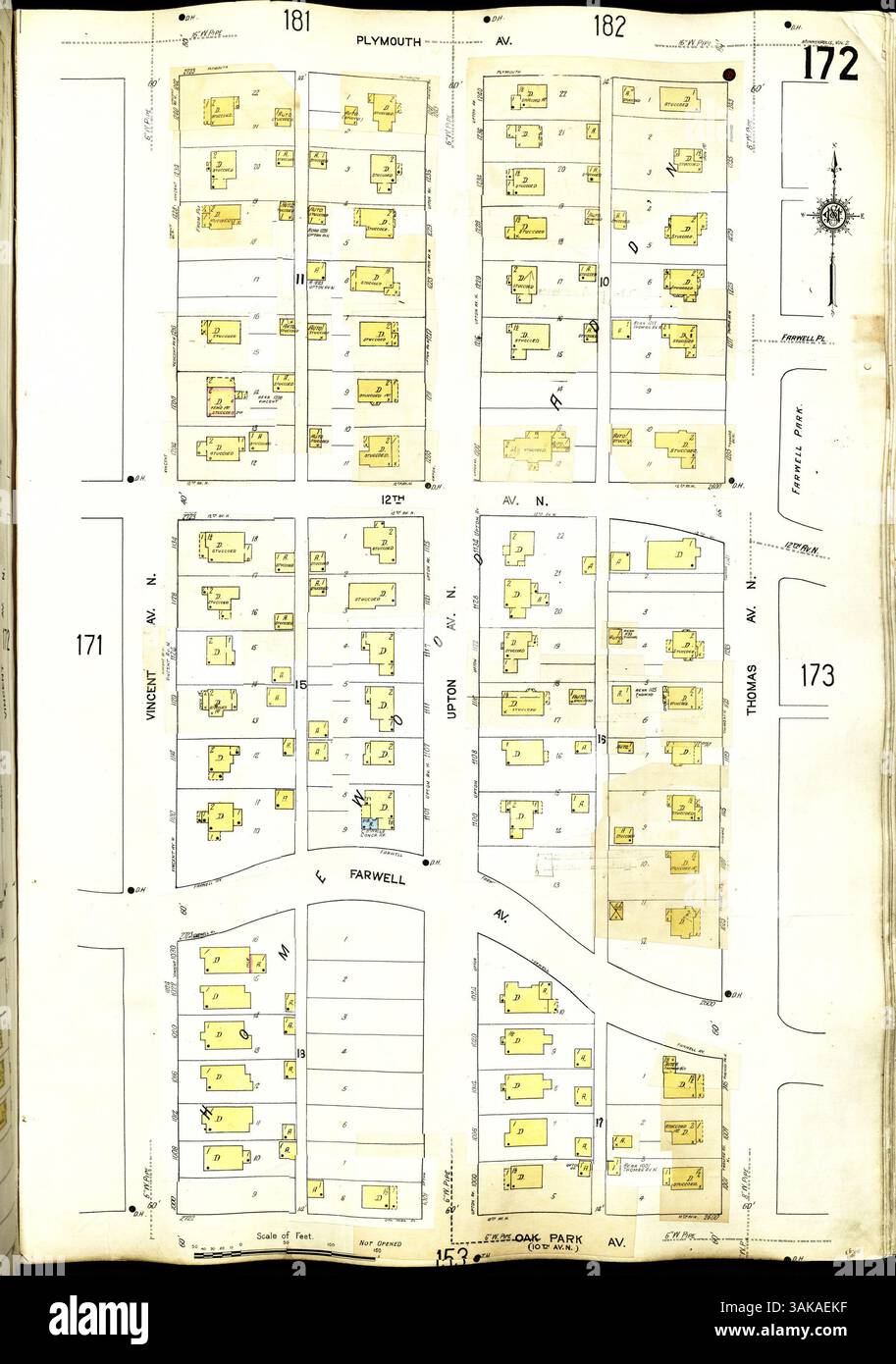 Sanborn fire insurance maps of Minneapolis offer detailed documentation ...