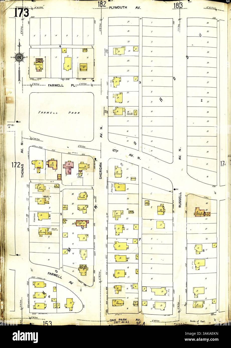 This volume of Sanborn maps shows the historical development of ...