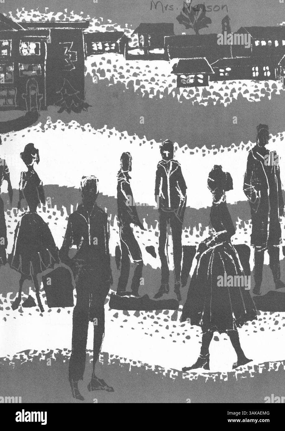 Hopkins High's 'Warrior 1955' yearbook includes records of students ...